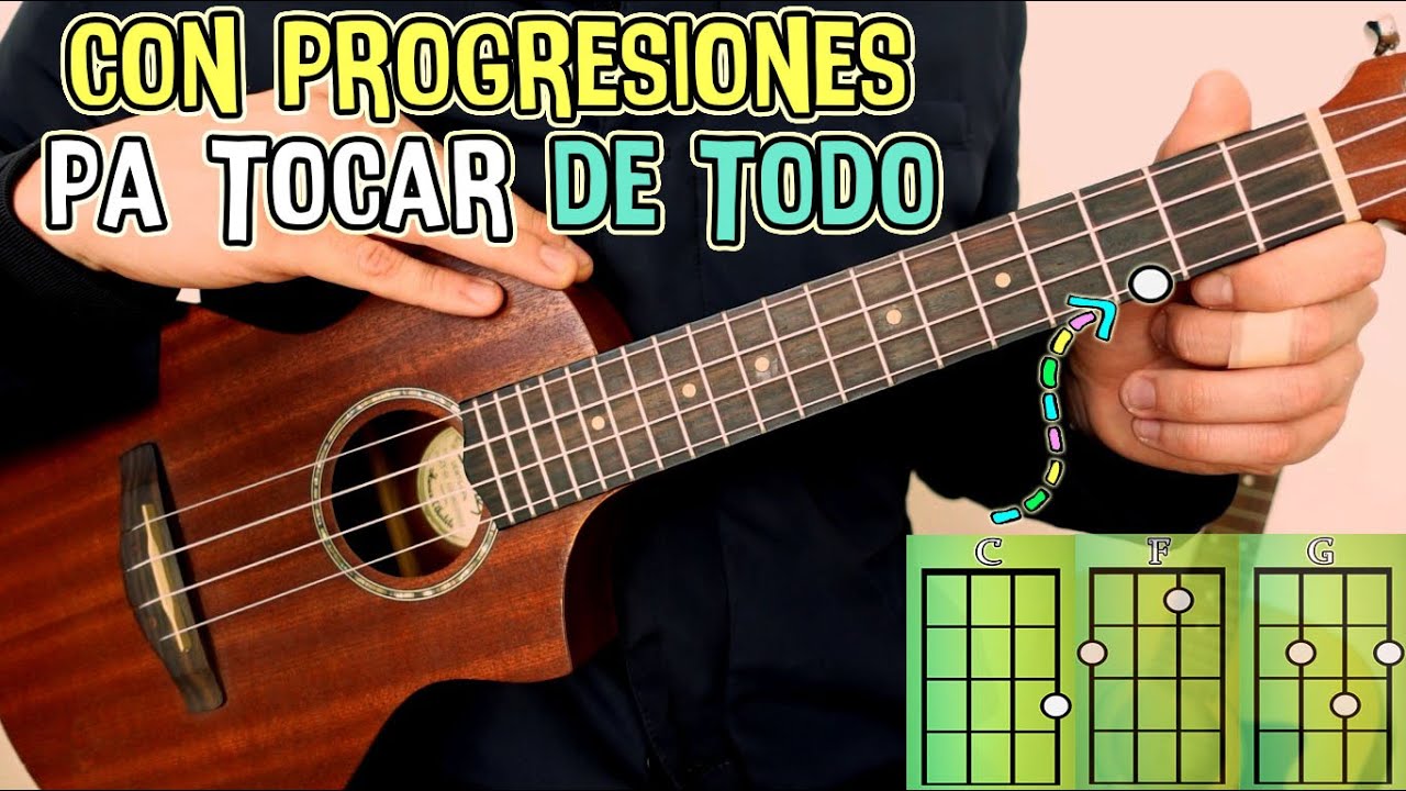 10 CHORDS that every BEGINNER should master + 15 progressions to play everything: EASY UKULELE