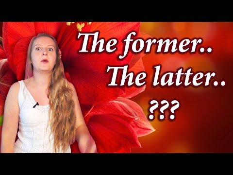 â„–74 English Vocabulary - the former, the latter