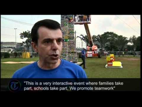 World's largest Lego tower