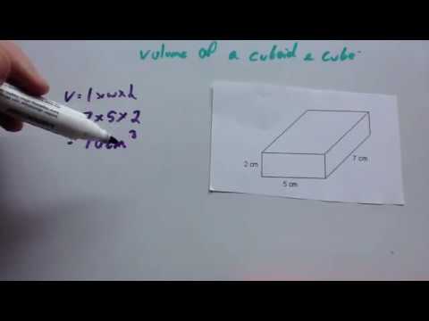 Volume of Cuboids and Cubes | Corbettmaths
