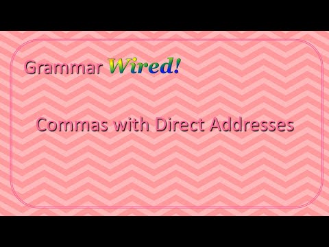 Commas with Direct Addresses
