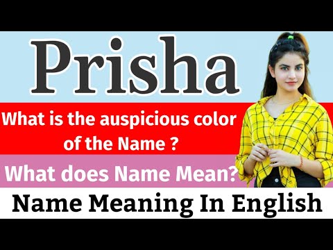 Prisha Name Meaning In English | Prisha Meaning | What Is The Meaning Of Name Prisha | Baby Names #P