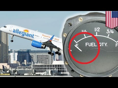 Plane almost runs out of fuel: Allegiant Air flight lands with just minutes of fuel left - TomoNews