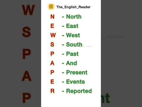 NEWSPAPERS FULL FORM !