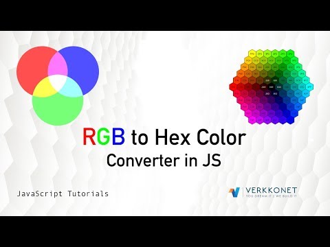 RGB to Hex Converter in JS | JavaScript Tutorials