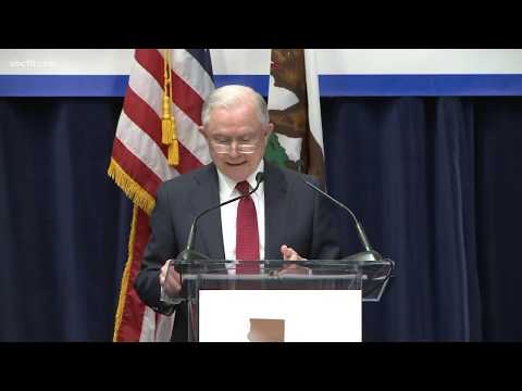 RAW: Jeff Sessions addresses immigration and sanctuary cities in Sacramento