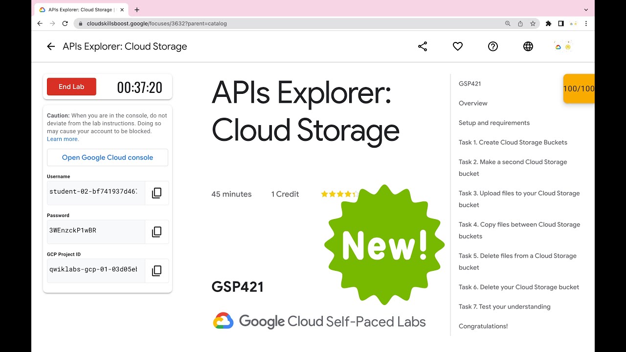 [NEW2023] APIs Explorer: Cloud Storage || #qwiklabs || #GSP421 || @quick_lab || [With Explanation🗣️]