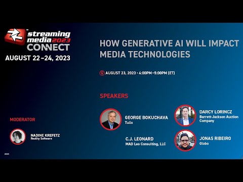 How Generative AI Will Impact Media Technologies