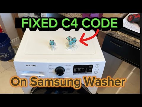 Fixed C4 Code On Samsung Washer. Model # WW22K6800AW/A2