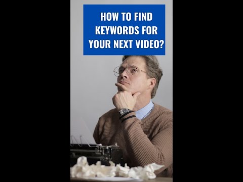 How To Find Keywords For Youtube Videos [QUICKLY] #shorts | Social Media