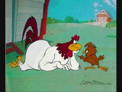 Chickenhawk threatens Foghorn Leghorn
