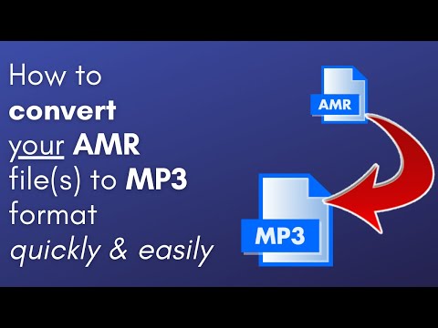 How to convert your AMR file(s) to MP3 format for free (PC & Mac users)