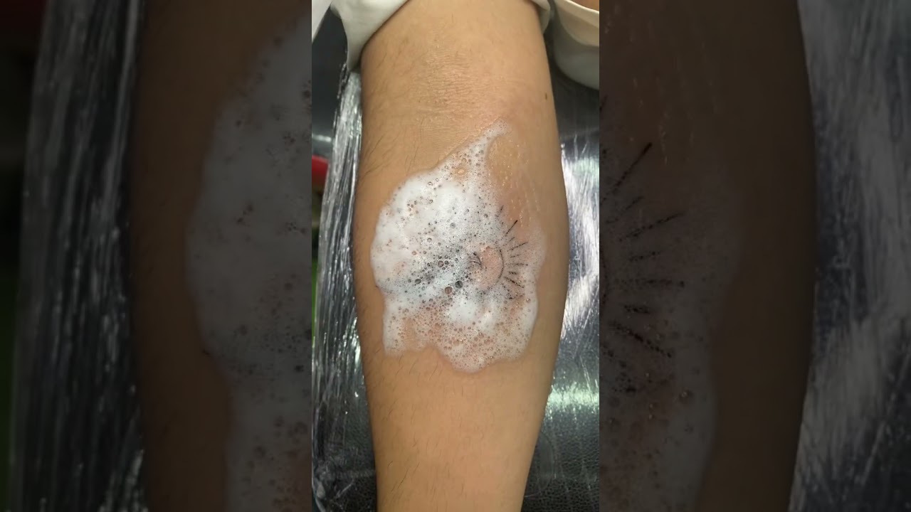 Sun and water wave Tattoo