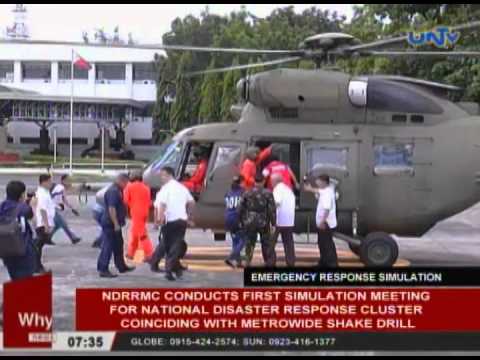 NDRRMC conducts first simulation meeting for national disaster response cluster