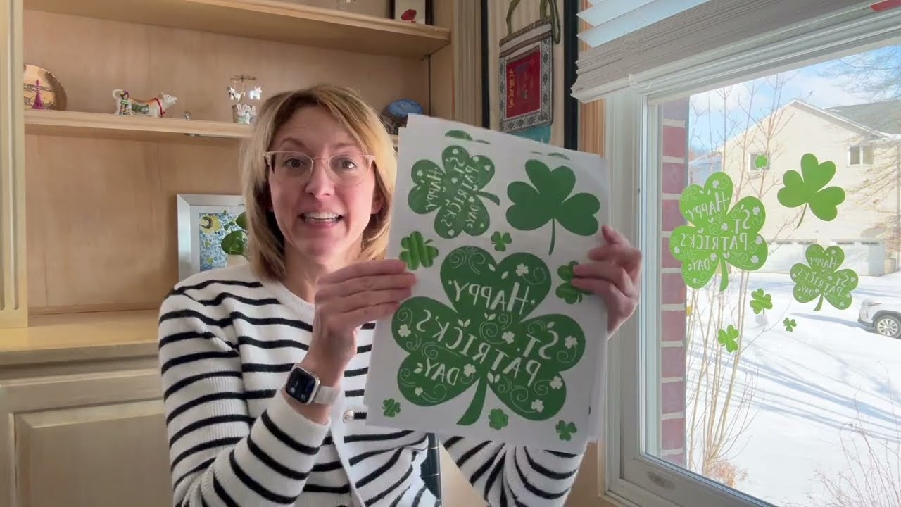 Lucky Charms - Festive St. Patrick Day Window Clings