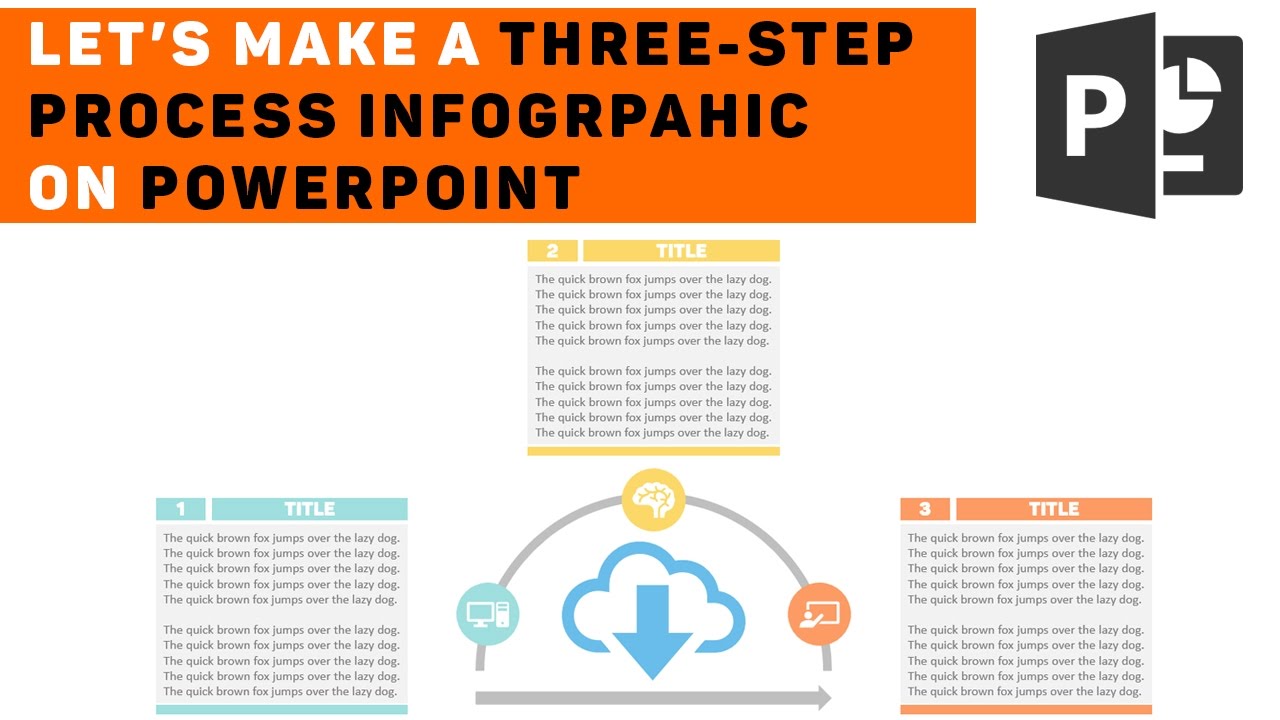 Let's Make a Three-Step Process Infographic on Powerpoint