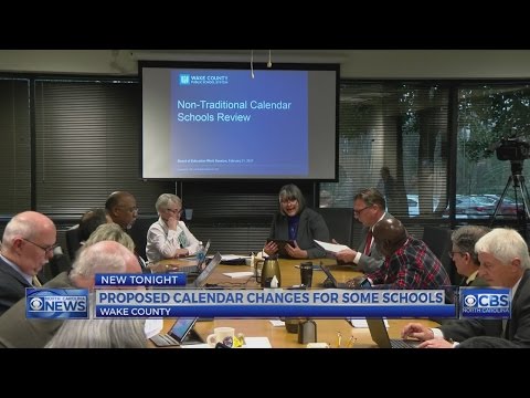 Officials recommend 6 Wake County schools drop year-round calendar