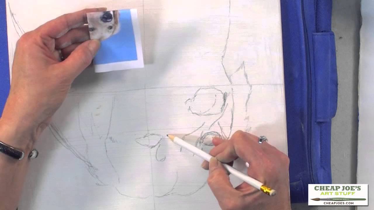 How to Paint a Dog in Acrylics with Artist Raney Rogers-Parts 1 & 2