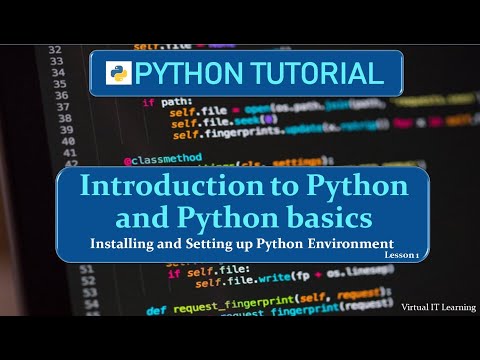 Introduction to Python | How to setup Python environment in VS Code | Python Tutorial for beginners