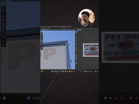Shop signs - Blender easy tutorial #blender3d #3danimation