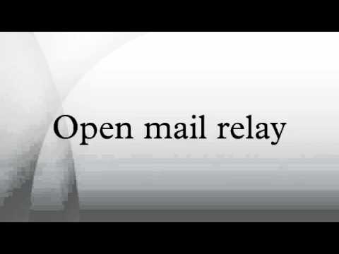 Open mail relay