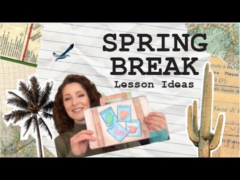 Spanish Class Lesson Idea Before & After Spring Break