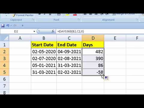 Days360 formula in Microsoft Excel@COMPUTEREXCELSOLUTION