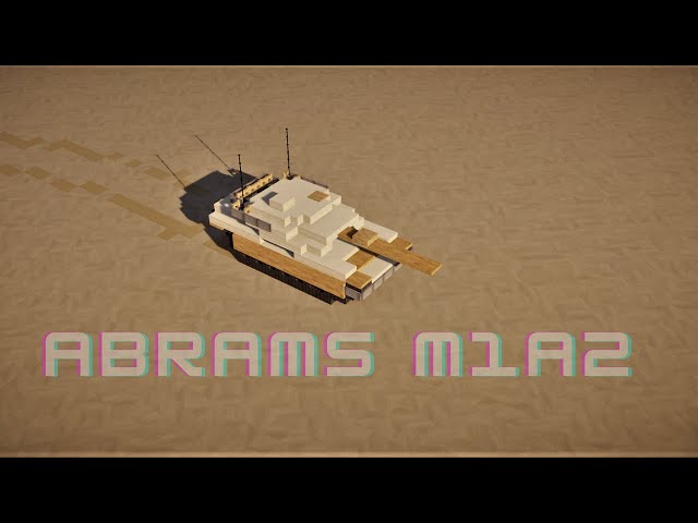 Tank Abrams M1A2 Minecraft Map