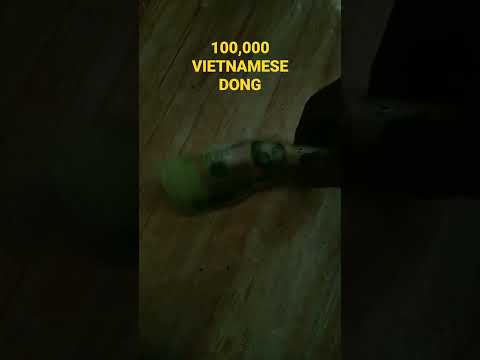 100,000 VIETNAMESE DONG #SHORTS #TRENDING #VIRAL #ASMR #AMAZING #CURRENCY #MONEY #VIETNAMESEDONG