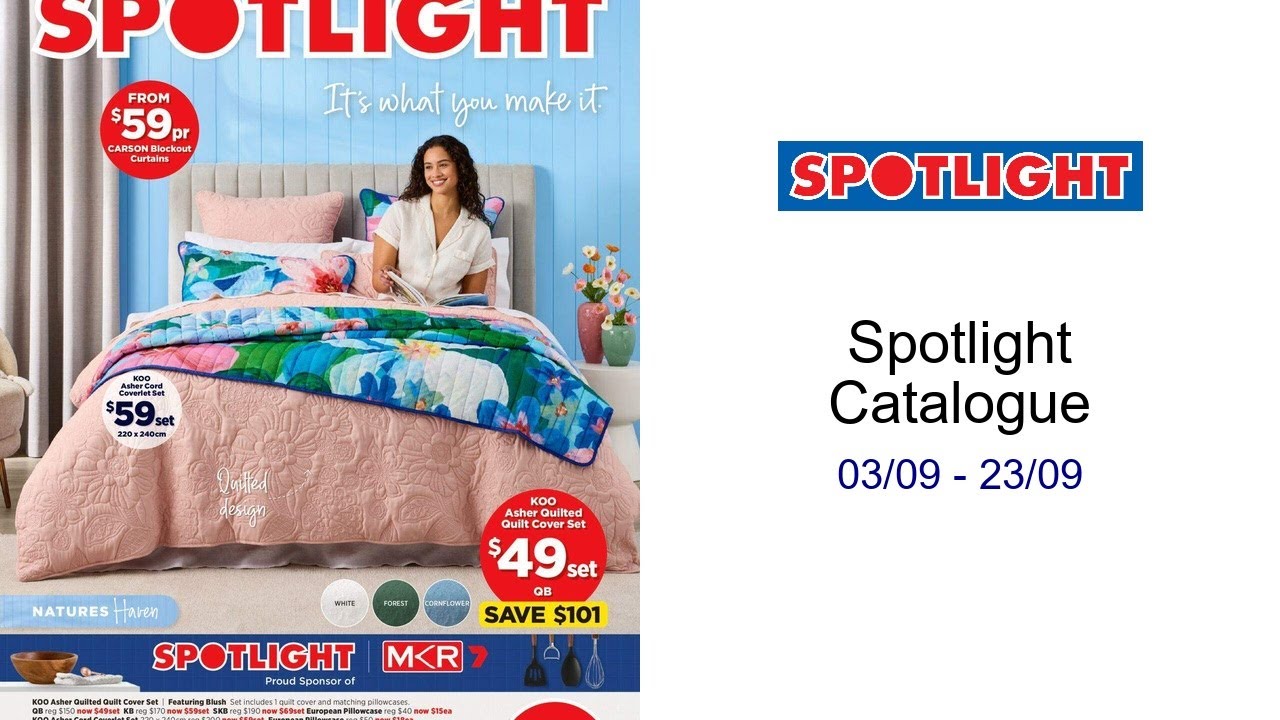 Spotlight Catalogue 03/09 - 23/09