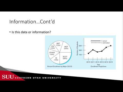 Databases: Data VS Information