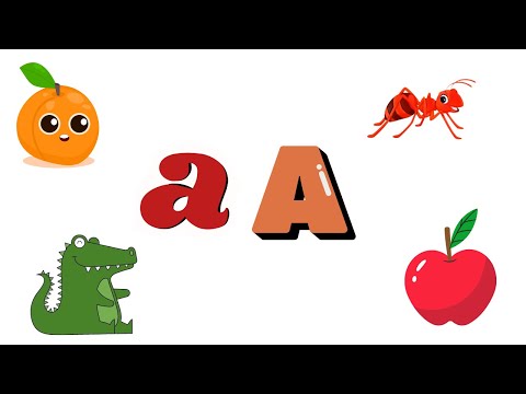 a A words | Letter a A Words for Kids | Letter a A that starts with words| a for apple |English word