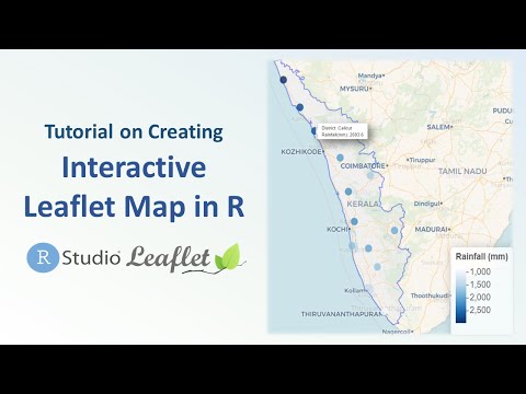 Create an Interactive Leaflet Map in R Studio | Add Shapefiles & Pop-up texts