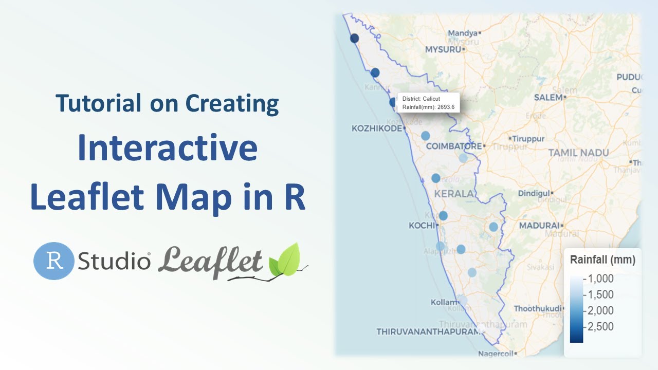 Create an Interactive Leaflet Map in R Studio | Add Shapefiles & Pop-up texts