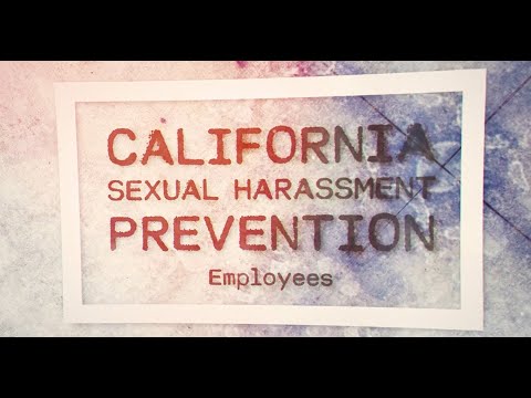California Sexual Harassment Prevention: Employees
