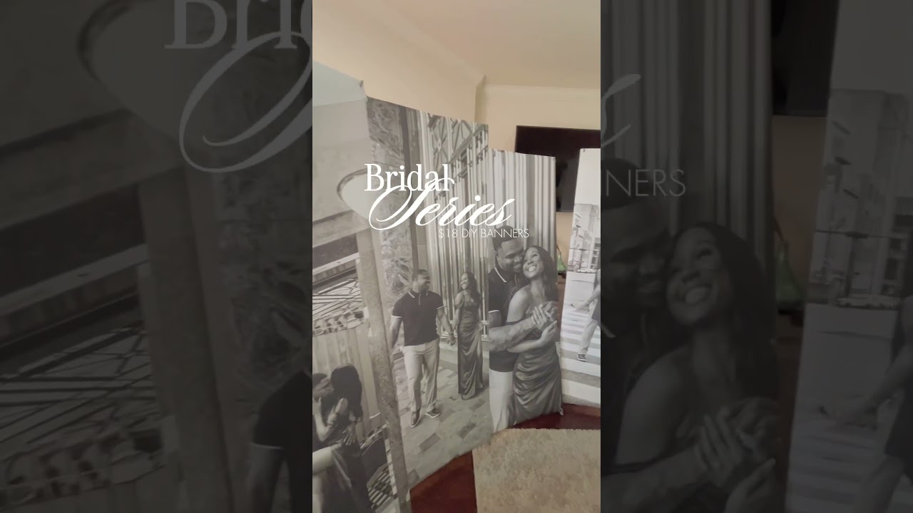 WEDDING BANNERS | $18 WALGREENS DIY