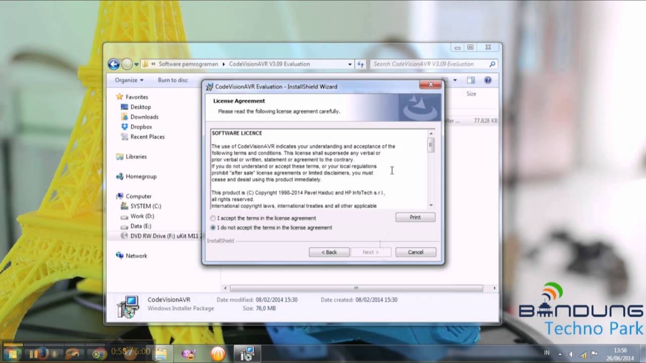 Tutorial Install CodeVision AVR