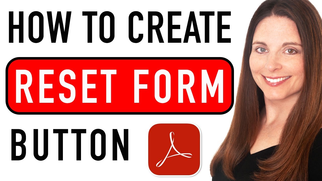 Create a Reset Button in PDF Fillable Forms in Adobe Acrobat Pro - Reset Form Fields in PDF