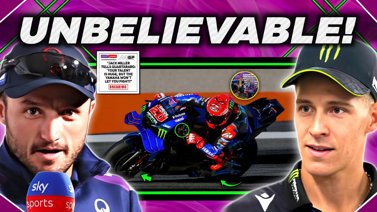 Jack Miller DROPS SHOCKING TRUTH on Why Quartararo Can’t Fight in MotoGP! | MotoGP News