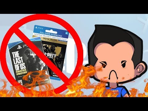 Sony STOPS ALL PS4 Physical Card Sales of Digital Downloads!