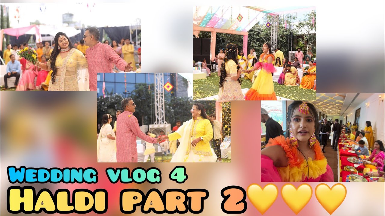 Haldi part 2|Wedding vlog part 4|Saadgi’s vlogs|#haldiceremony