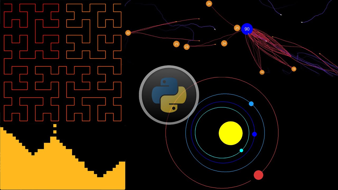 4 cool simulation projects with python