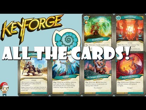 All The New Saurian Cards from Worlds Collide! (Non-Creatures) (New Keyforge Set)