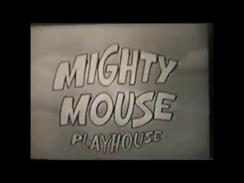 Mighty Mouse Playhouse (intro | series 1 | black & white) 1955 "vintage"