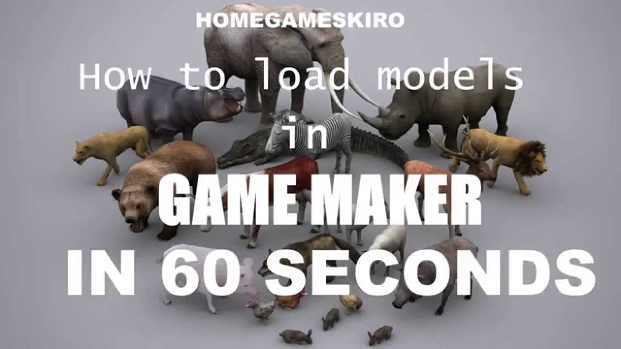 Game Maker tutorial 60seconds Loading Models