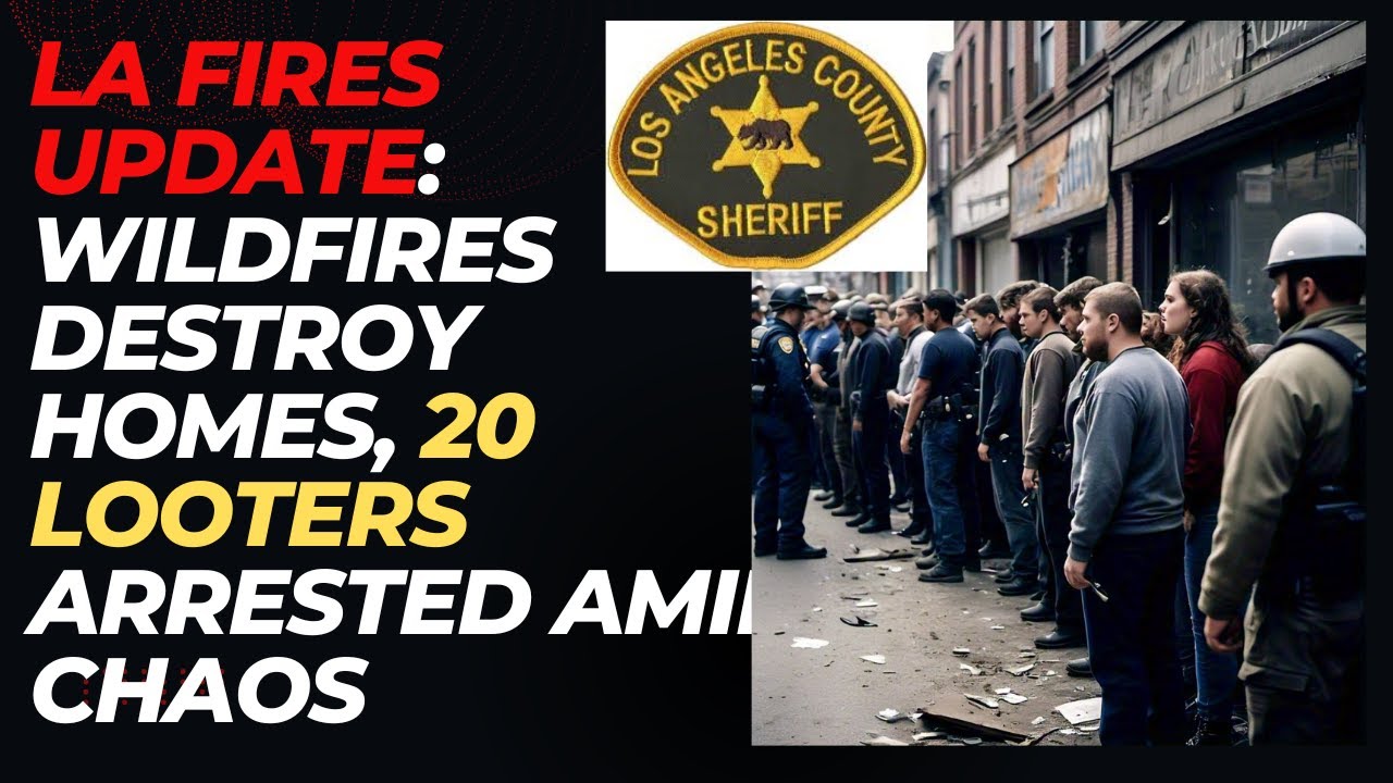 LA Fires Update: Wildfires Destroy Homes, 20 Looters Arrested Amid Chaos