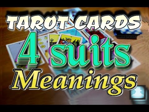 Tarot Cards Four Suits Meanings & Elemental Connections