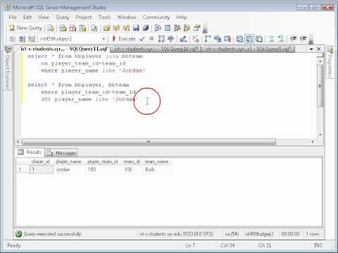 SQL: Understanding the JOIN clause in the SELECT statement