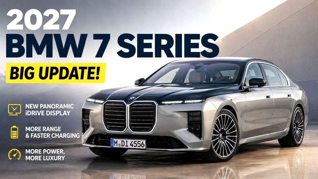 2027 BMW 7 Series Revealed With New Interior Tech and More Range