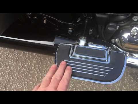 Harley-Davidson sport glide rear passenger floorboards fold up custom cruisers Uk call 01773835666